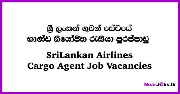 SriLankan Airlines Cargo Agent Job Vacancies 2025 - Nearjobs.lk