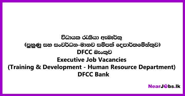 Executive Job Vacancies In Kollupitiya Training And Development Human