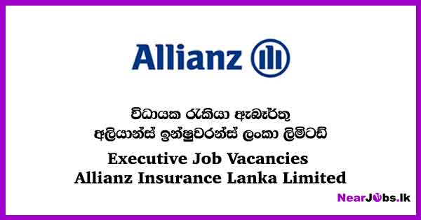 Finance Executive Vacancies - Allianz Insurance Lanka Jobs 2024