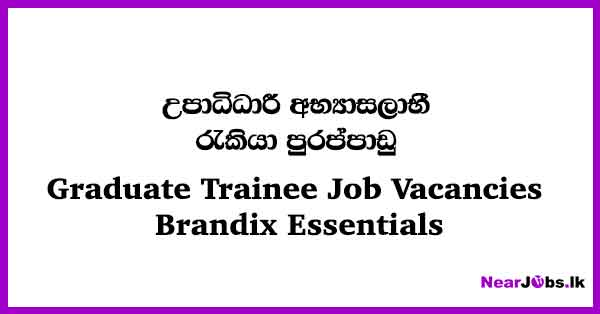 Graduate Trainee Job Vacancies 2025 - Brandix Essentials - Nearjobs.lk