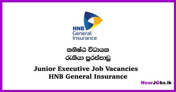 Business Development Executive - HNB General Insurance Job Vacancies 2024