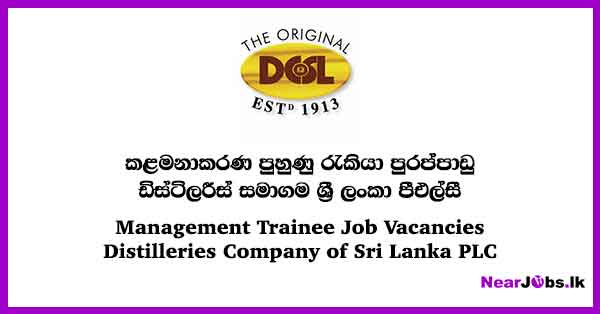 Management Trainee Job Vacancies 2024 - Distilleries Company of Sri ...