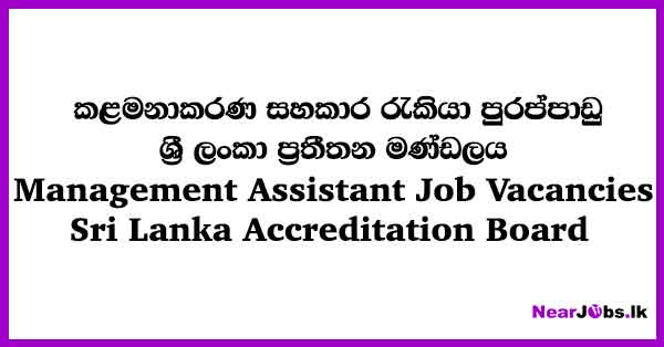 SLAB Management Assistant Job Vacancies 2025 - Nearjobs.lk