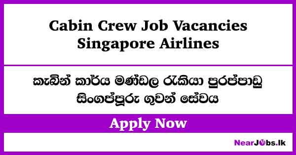 Singapore Airlines Cabin Crew Recruitment 2026 - Nearjobs.lk