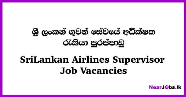 SriLankan Airlines Supervisor Job Vacancies 2025 in Sydney - Nearjobs.lk